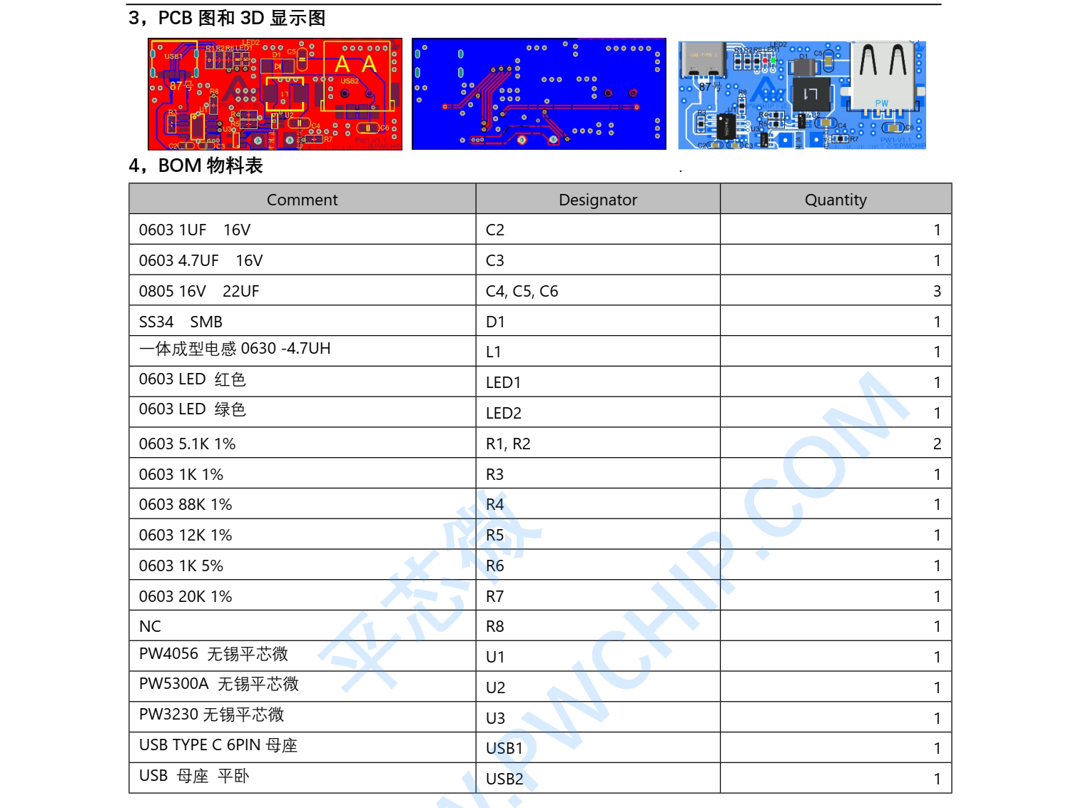 锂电池充放电板子 5V1A 充电和放电 5V1A,PW4056,PW5300A,PW3230 - 解决方案 - 无锡市平芯微半导体科技有限公司Wuxi PWChip Semi ...