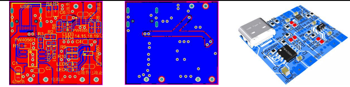 USB C input, integrated OVP overvoltage protection lithium battery ...